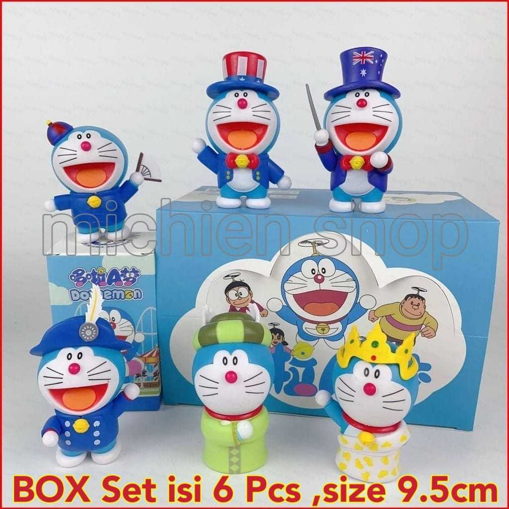 Action Figure Doraemon Adventure Blind Box Set contains 6pcs/Sanrio ...