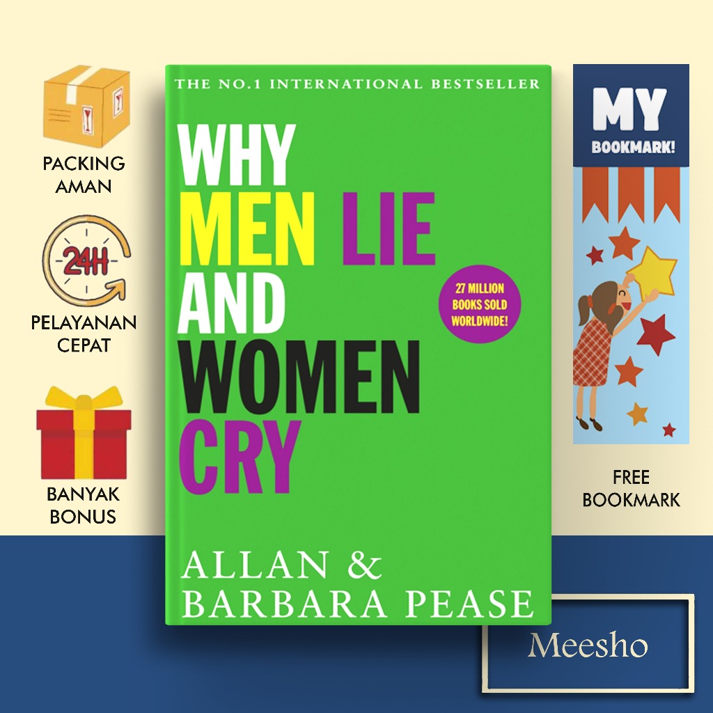 Why Men Lie & Women Cry (English) | Shopee Malaysia