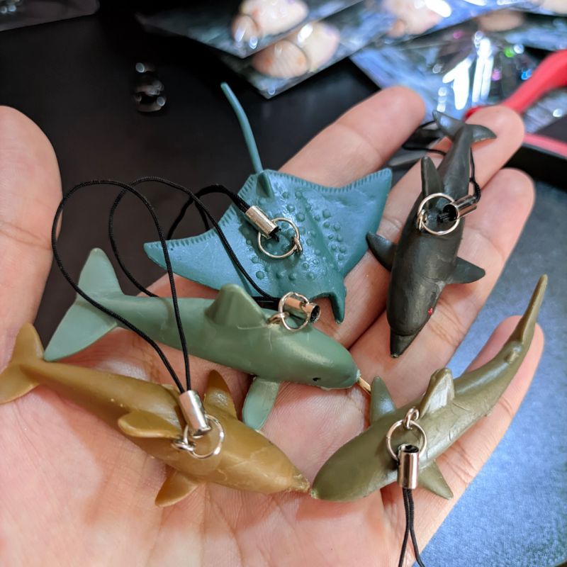 GANTUNGAN "SEA ANIMAL" Keychain || Sea animal carabiner keychain Y2K ...