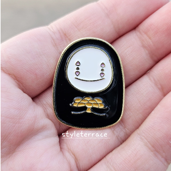 Pin / Brooch - Ghibli Studio - Spirited Away - Kaonashi - No face ...