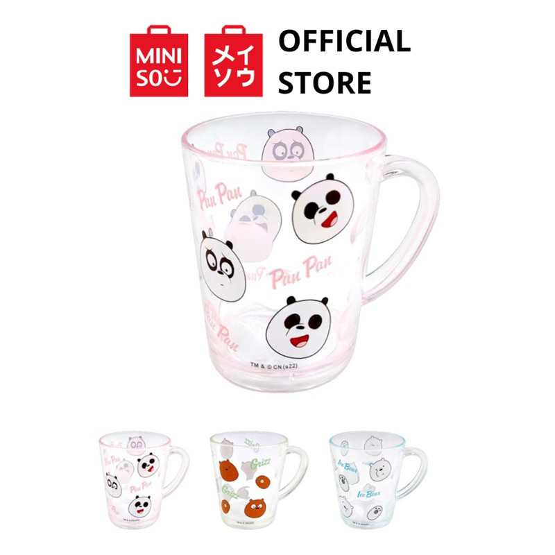 Miniso we bare bears/Drinking Cups Bathroom Cups we bare bears grizz ...