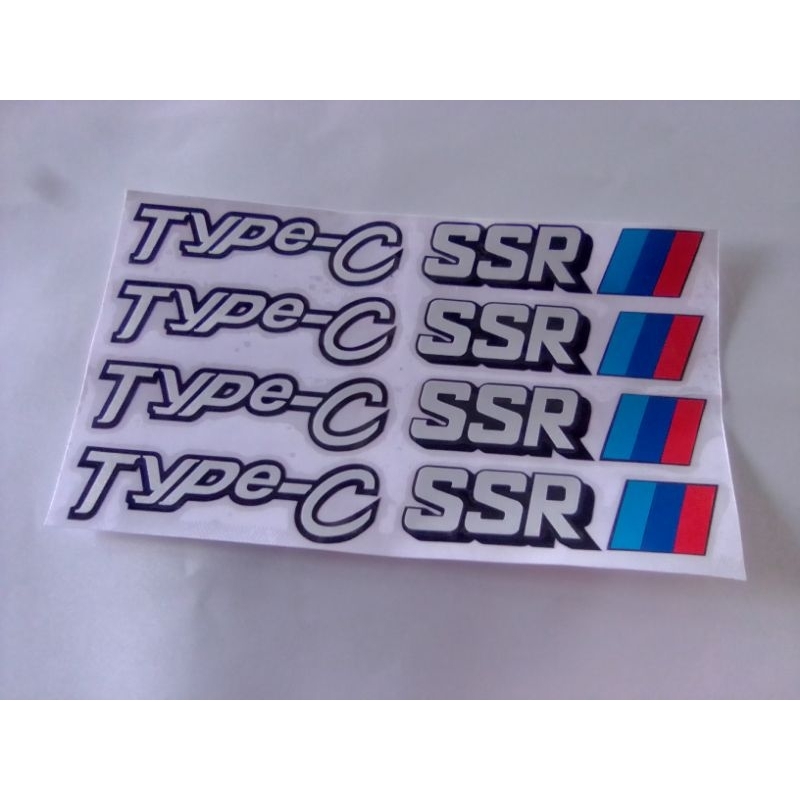 Ssr type c car rim stickers cutting rim stickers | Shopee Malaysia