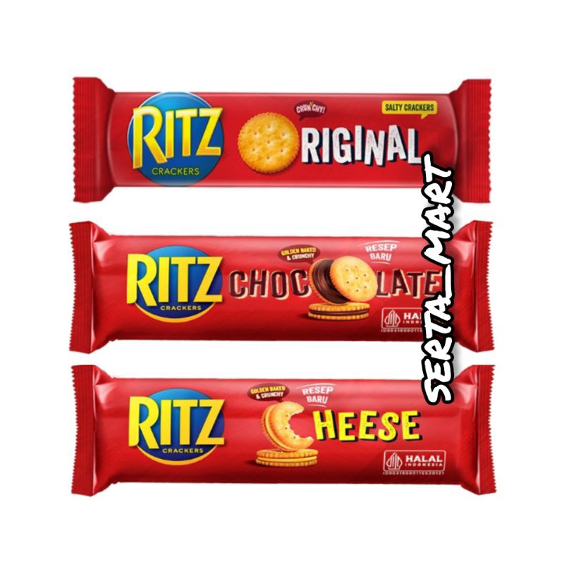 Ritz Original Salty Crackers 100gr/Ritz Cheese/Chocolate Sandwich 91gr ...