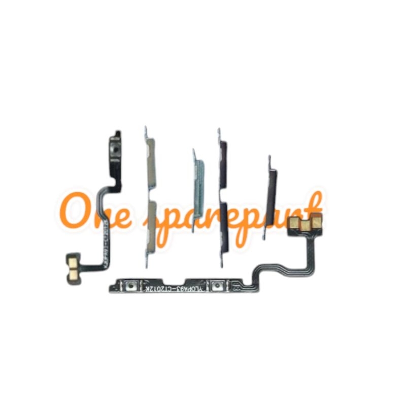 TOMBOL Button SET + FLEXSIBLE ON OFF OPPO RENO 4F FLEX VOLUME ...