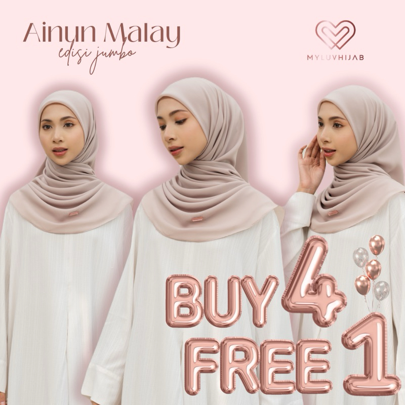 Part 1 || Ainun malay jumbo/Hijab malaysia/Hijab | Shopee Malaysia