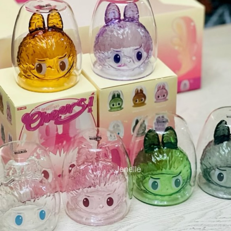 - The MONSTERS CHEERS SERIES labubu Double walled Glass Blind Box Pop ...