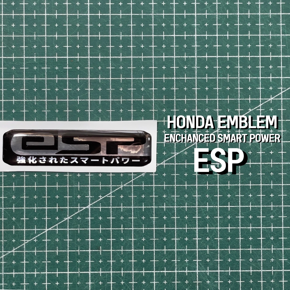 Honda Detail Sticker/ Detail Sticker/Embossed Sticker/Honda Resin ...