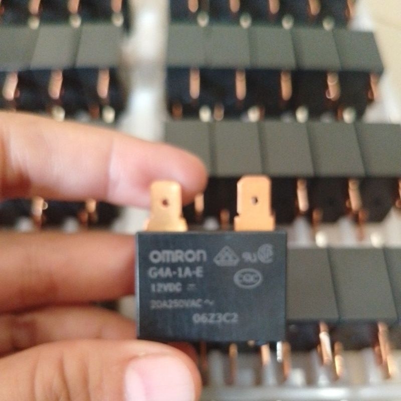 Relay PCB INDOOR AC OMRON ORIGINAL G4A 1A E 12VDC Coil 20A Load 4ft 2 ...