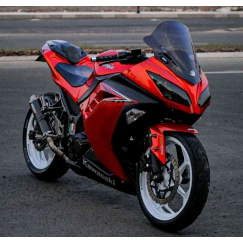 Wiendshield visor NINJA 250 FI, OLD/NEW ModeL S,E, visor NINJA type S,E ...