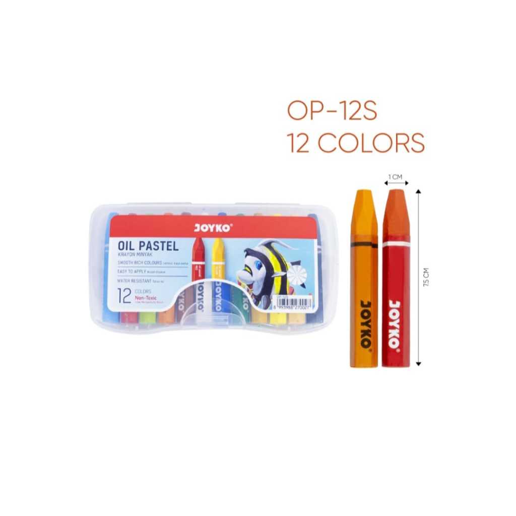 Joyko Color Crayons / Crayons / Oil Pastels (set) | Shopee Malaysia