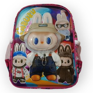 Labubu Doll Character Children's Backpack/Labubu Doll Preschool ...