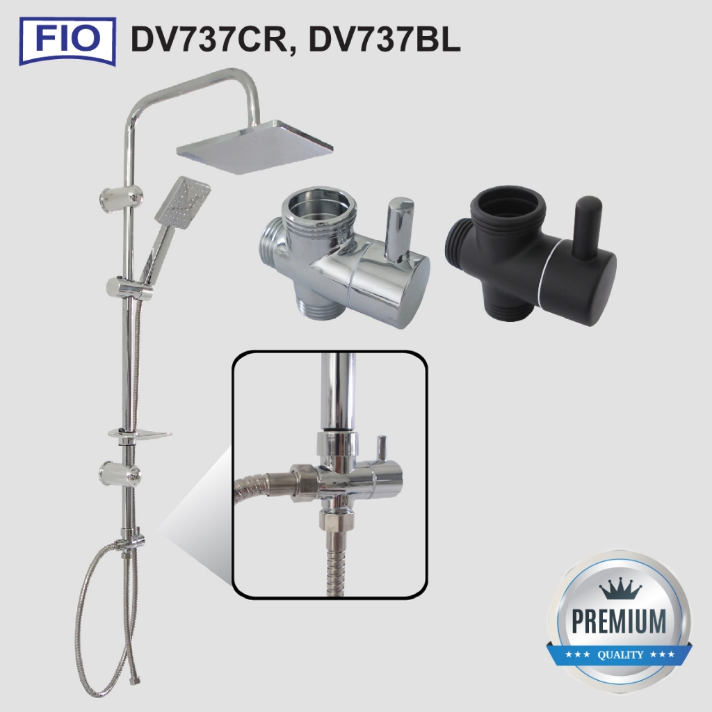 Diverter Switch Faucet Shower Pole Connection Fiorentino DV737 Bath ...