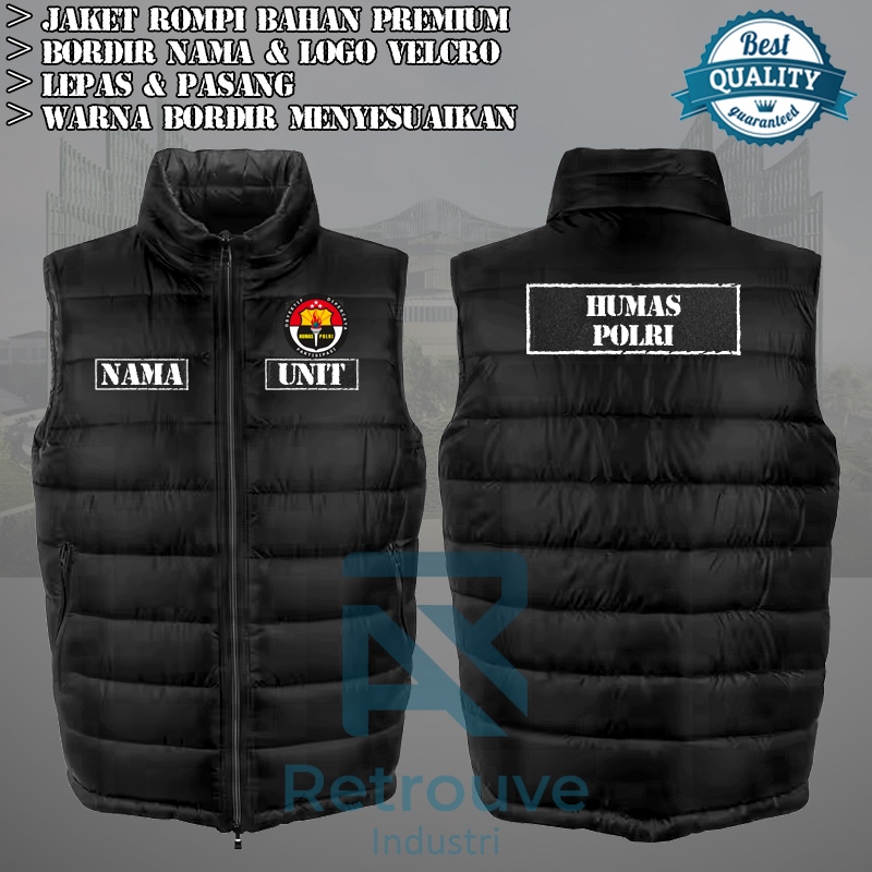 (Premium) Police Community Vest Jacket / Bubble Vest / Tactical Vest ...