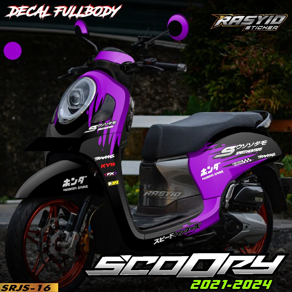 Honda Scoopy Full Body Decal Sticker 2020 2021 2022 2023 2024 Full Body ...