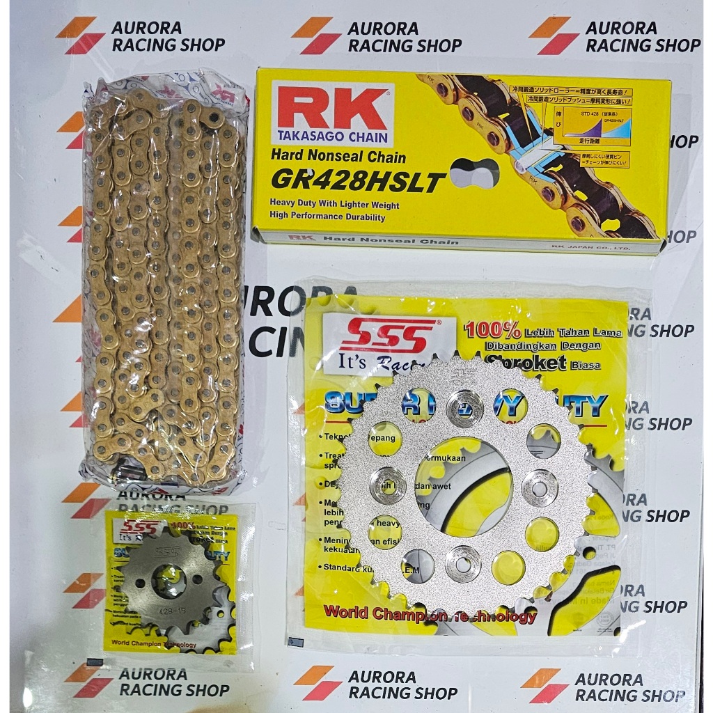 Gear Set SSS Supra X 125 - Supra 125 Fi - Blade New - Revo - Kharisma ...