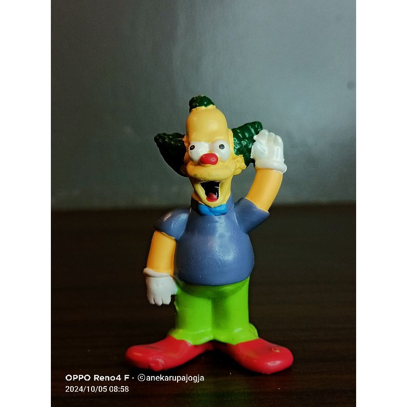 Crusty the clown boneco the Simpsons action figure / clown Simpsons ...