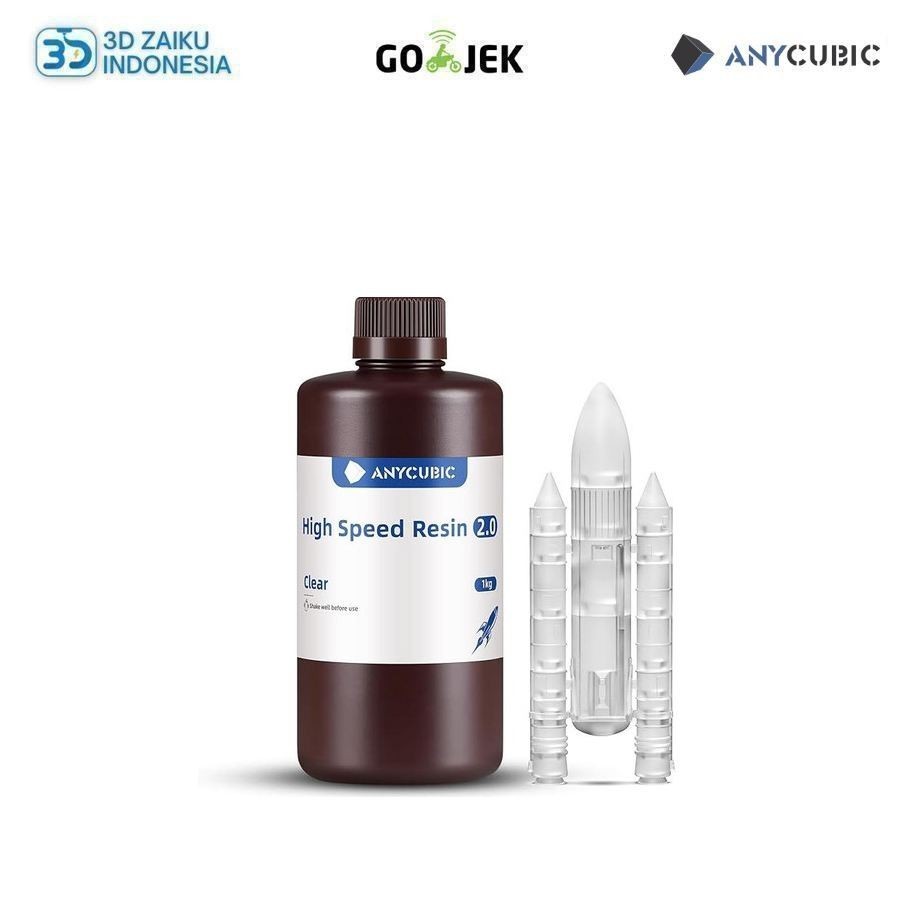 Anycubic High Speed Resin 2.0 for Fast Curing 3D Printer 1 KG | Shopee ...