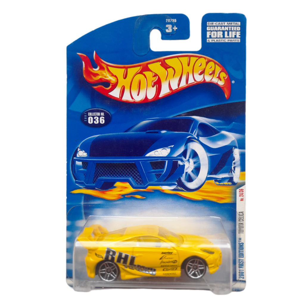 Hot wheels Toyota Celica 2001 First Edition Yellow Shopee Malaysia