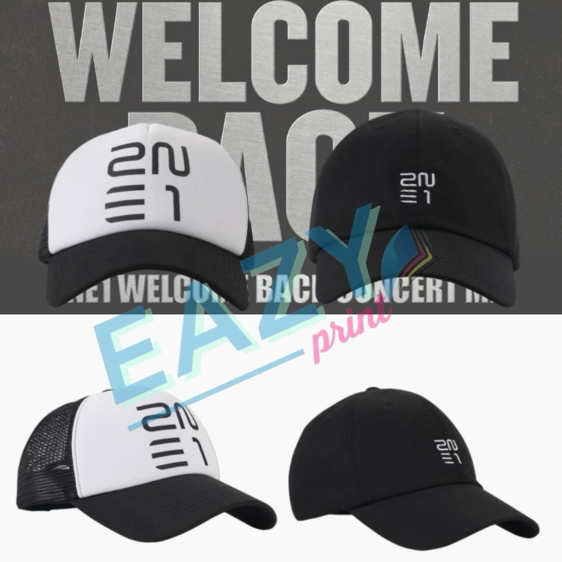 Baseball HAT TRUCKER CAP SNAPBACK NET MERCH 2NE1 WELCOME BACK TOUR ...