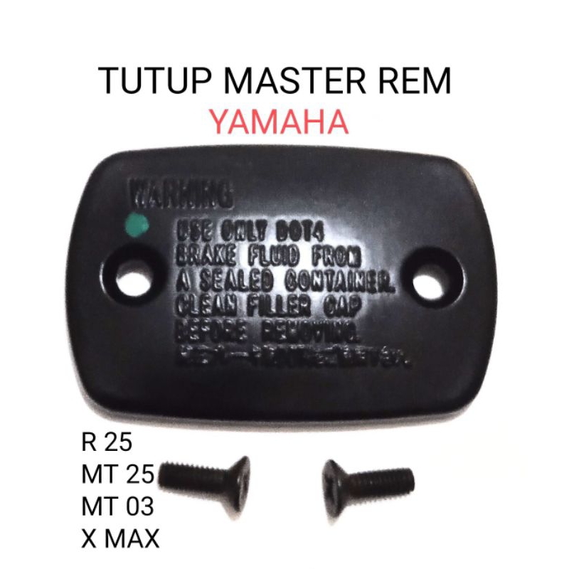Yamaha R25 MT25 X MAX MT.03 top brake master fluid cap.Original/genuine ...