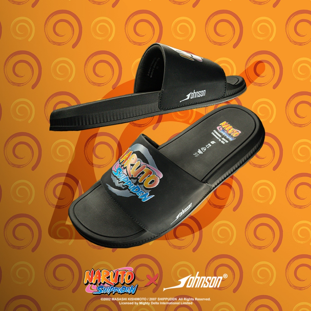JOHNSON X NARUTO SHIPPUDEN SANDALS - NARUTO LOGO | Shopee Malaysia