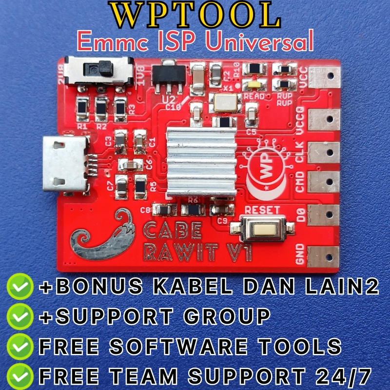 Wptool CABE RAWIT REPLACEMENT for eTHR ISP UNIVERSAL DIRECT EMMC (include software tools, access ...