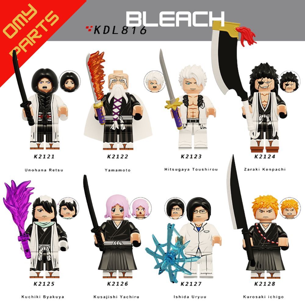 Small BRICK LEGO Character BLEACH ICHIGO MINI FIGURE ACTION FIGURE ...