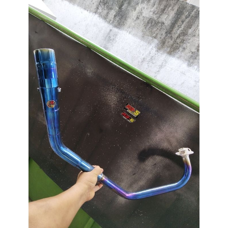 Bison Blue inlet Exhaust Hider Neck 50mm | Shopee Malaysia