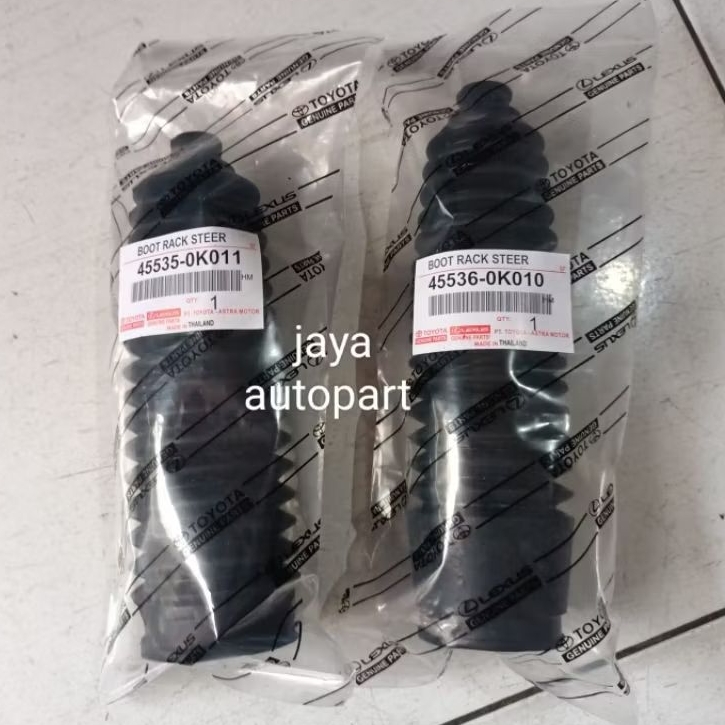 Toyota Innova Fortuner Hilux rubber steer boot rack price per set 2 pcs ...