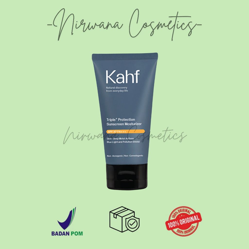 Kahf Triple Protection Sunscreen Moisturizer SPF 30 PA++ 30ml | Shopee ...
