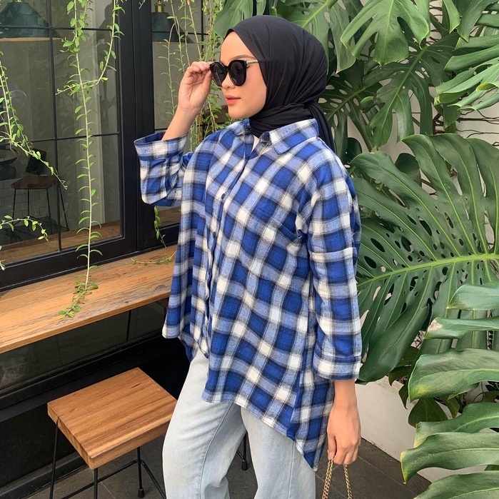 KEMEJA Boyfriend KOREA MOON PREMIUM SHIRT Flannel SHIRT BTS B342 CO | Shopee Malaysia