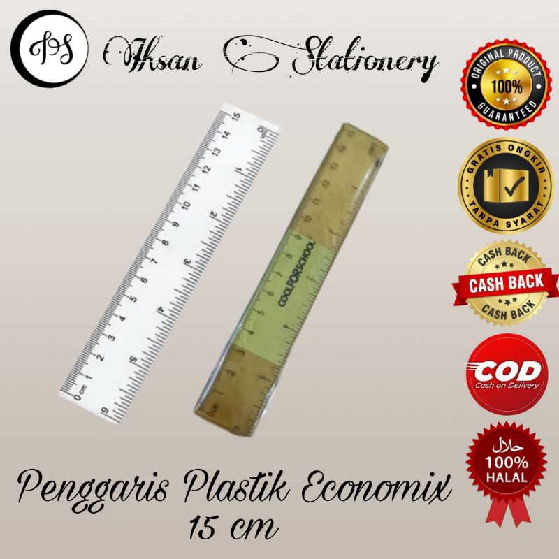 Econo Ruler 15 Cm Contains 12 Pcs (1 Dozen) | Shopee Malaysia
