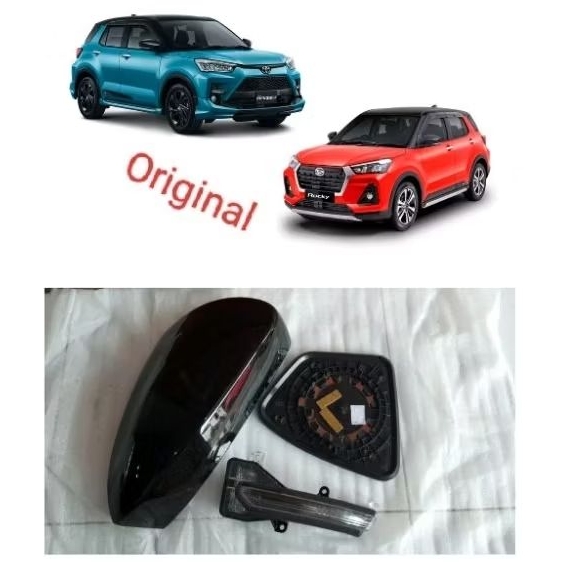 Rearview Mirror Cover+Turn Signal Light Sen Mirror+Car Rearview Mirror ...