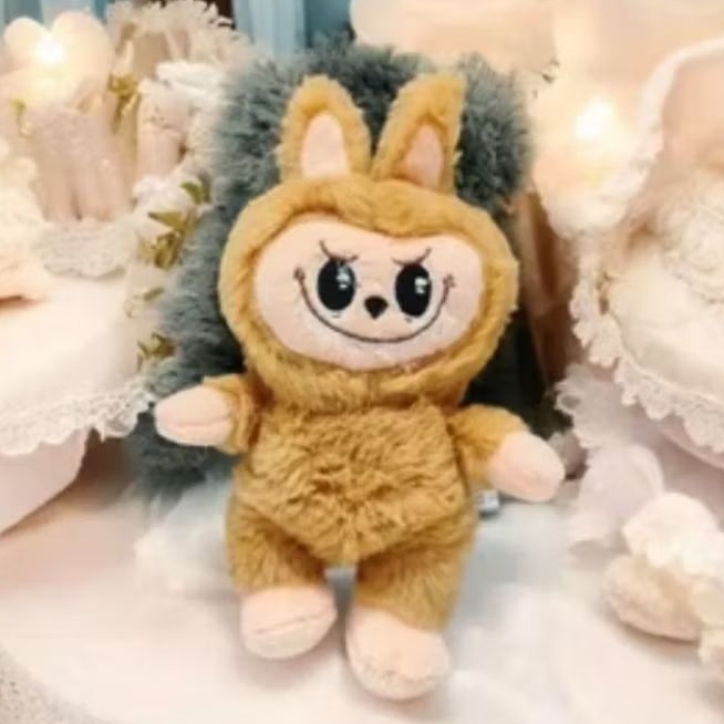 GANTUNGAN Labubu Doll | Original Labubu Doll | Labubu Keychain Souvenir ...