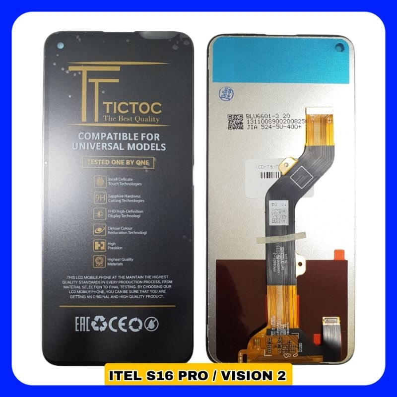 Lcd ts itel S16 pro / itel vision 2 full set tictoc | Shopee Malaysia