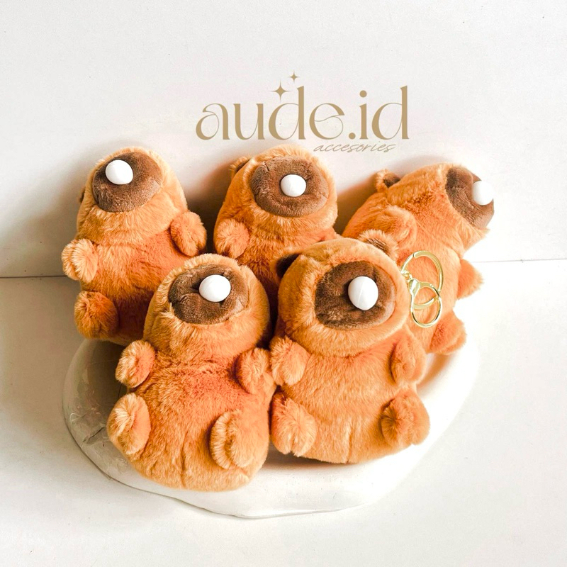 GANTUNGAN Aude - Capybara Baloon Plushies Keychain | Capybara Doll ...