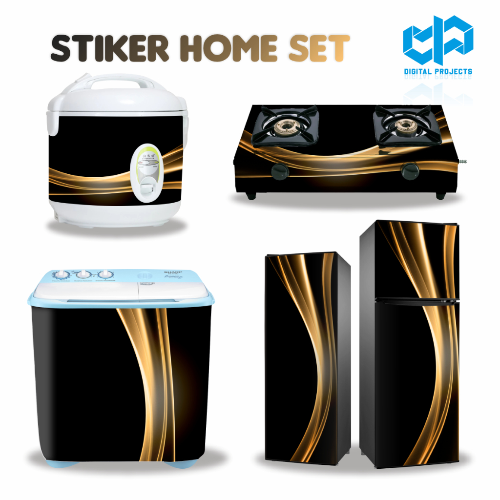 MESIN Refrigerator Stickers, Stove Stickers, Washing Machine Stickers ...