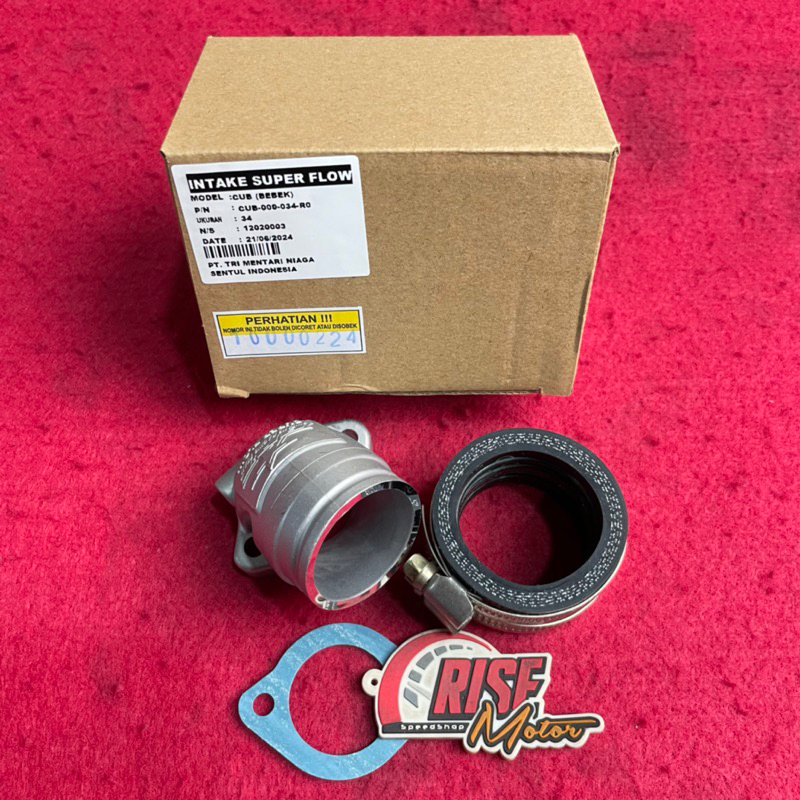 INTAKE BRT SUPER FLOW CUB BEBEK MATIC 34 MM | Shopee Malaysia