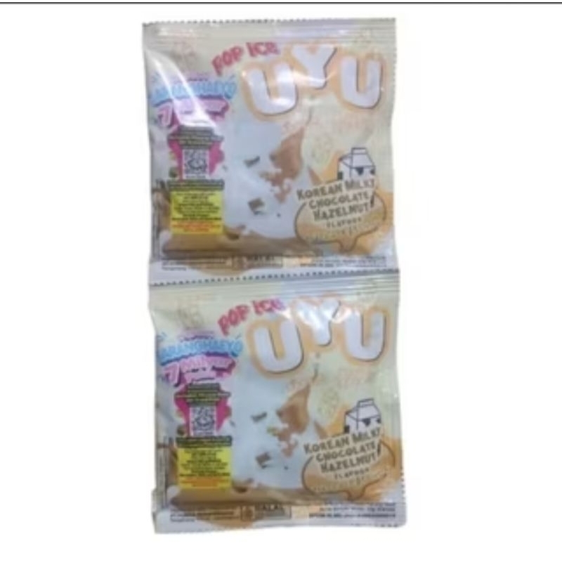 Pop Ice Uyu Korean Milky Hazelnut contains 10 sachets | Shopee Malaysia