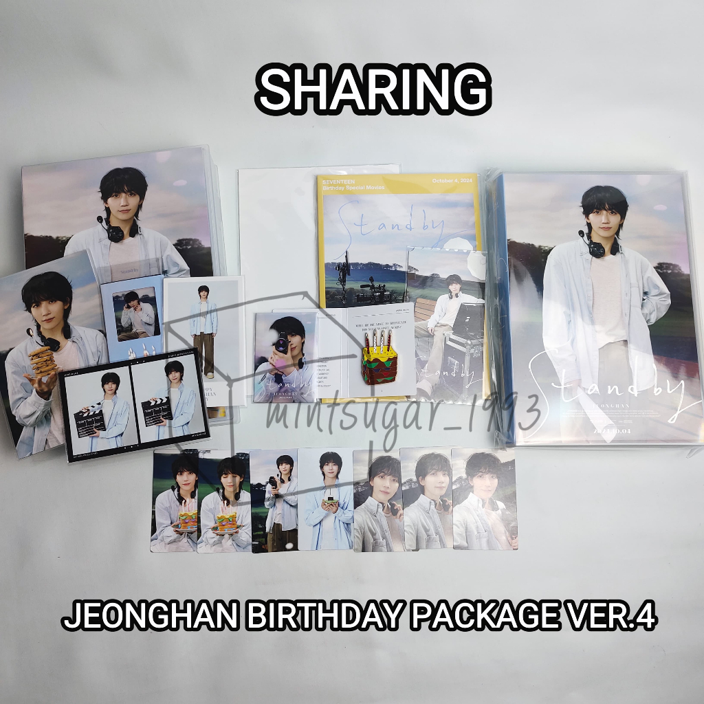 Sharing SEVENTEEN - HAPPY JEONGHAN DAY BIRTHDAY BOX VER.4 PACKAGE V4 V4 (JEONGHAN PHOTOCARD ...