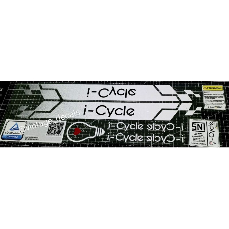 Sticker decals replacement Icycle rocket i-cycle | Shopee Malaysia