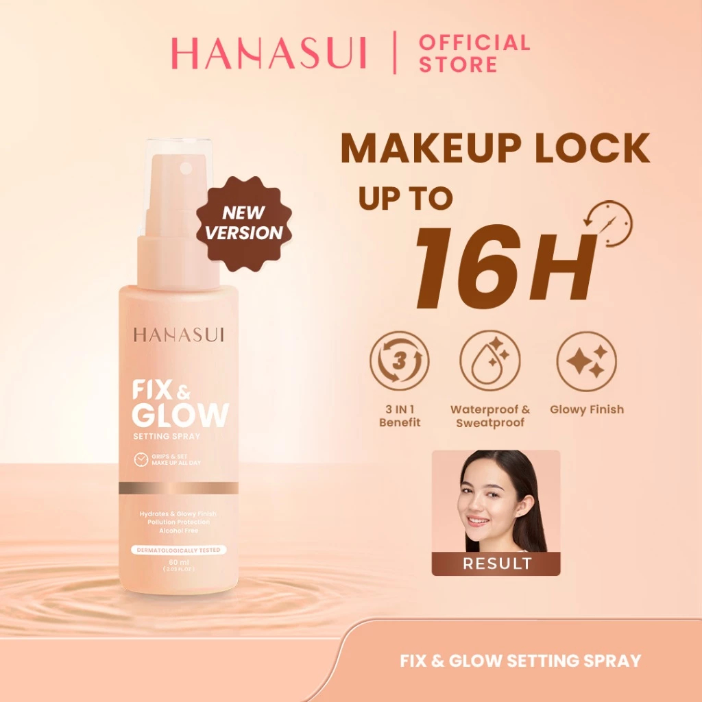 Hanasui - Fix & Glow Setting Spray | Shopee Malaysia