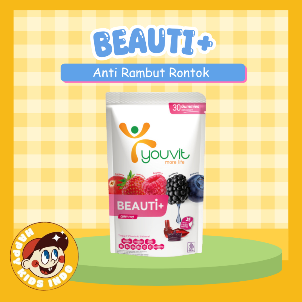 Youvit BEAUTI BIOTIN GUMMY FOR HAIR LOSS MULTIVITAMIN HEAD SKIN CARE ...