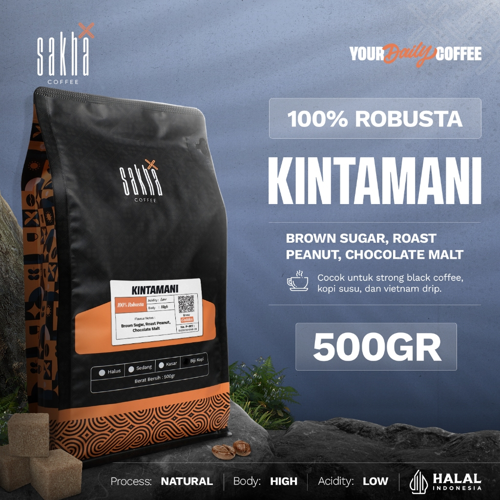 Bali Kintamani Robusta Ground Coffee Beans Coffee Roast Bean Espresso ...