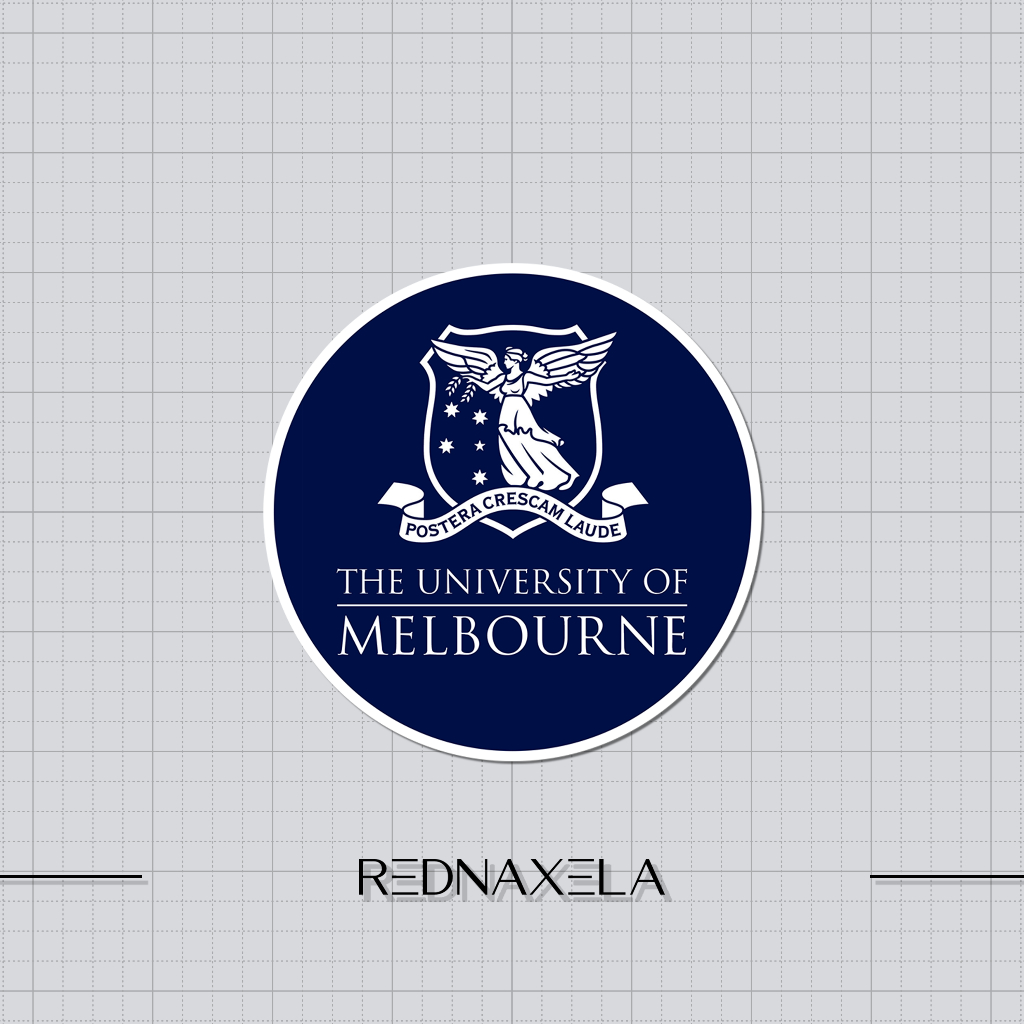 Melbourne University Vinyl Sticker Round Logo Outdoor Luggage Sticker ...