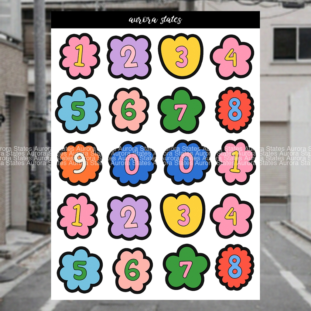 Ransom Number Sticker | Ransom Alphabet Sticker | Ransom Aesthetic ...