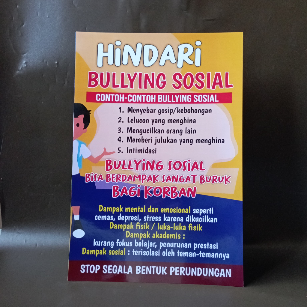 Stop Bullying Poster | Poster of Avoid Bullying Social | Examples of ...
