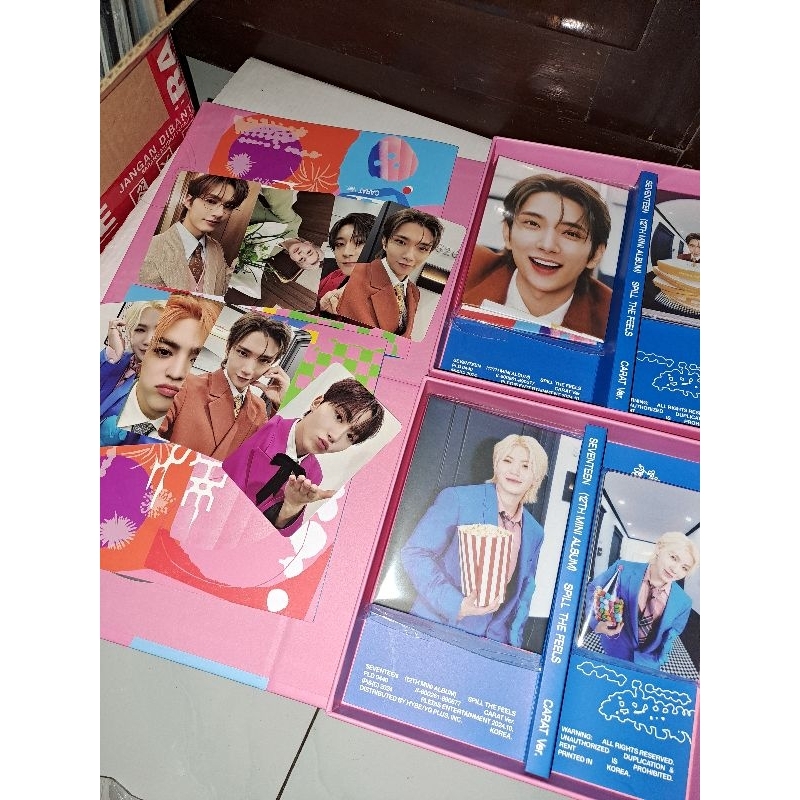 Seventeen Spill The Feels Carat Ver Carver Photocard RPC Joshua Scoups Wonwoo Seungkwan Mingyu ...