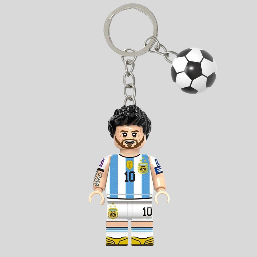 GANTUNGAN Lionel Messi LEGO Keychain | Lego Lionel Messi Keychain ...
