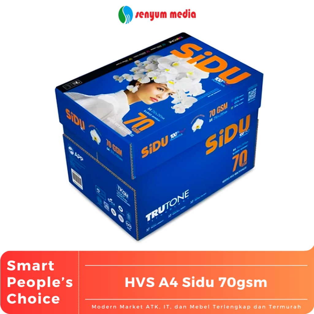 Hvs A4 Sidu 70gsm (1 Box Contains 5 Reams) (S:BOX) | Shopee Malaysia
